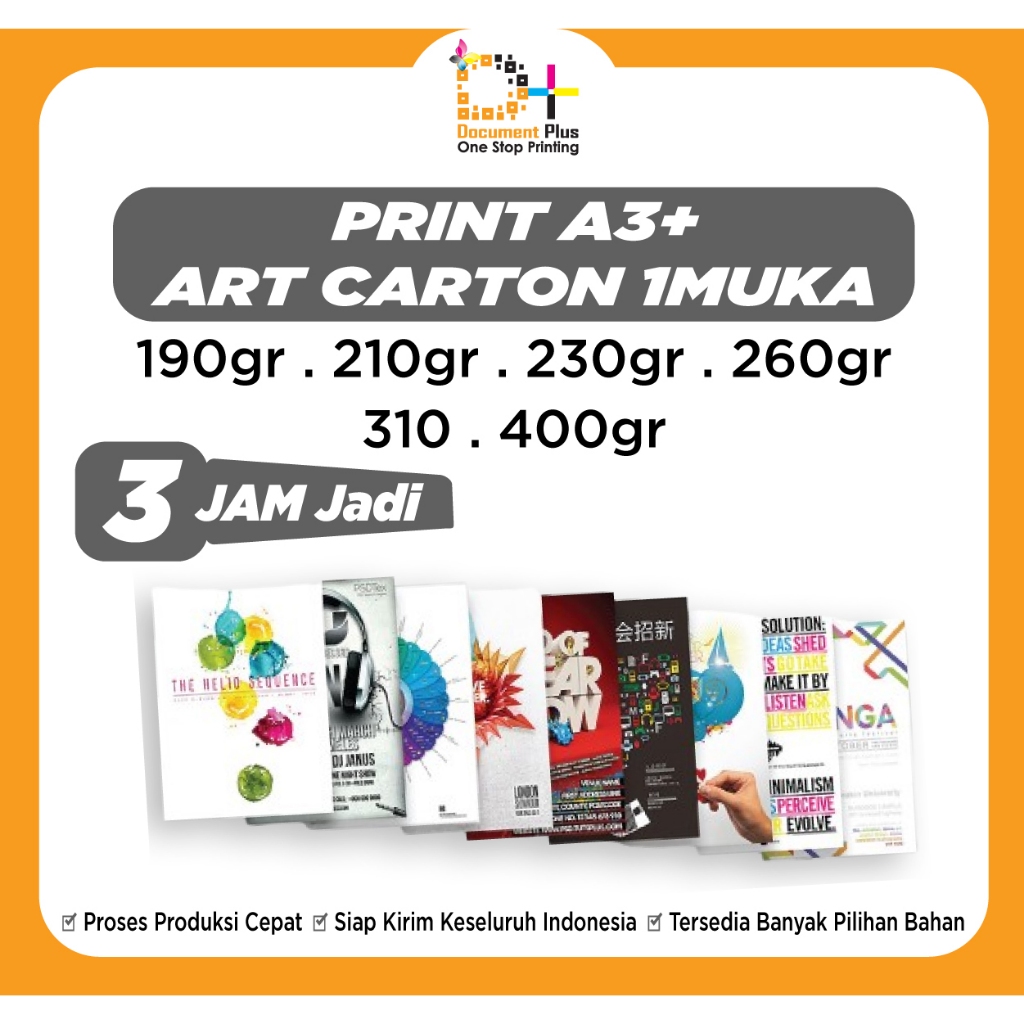 Print A3+ FULL COLOR CUSTOM ART CARTON PAPER POSTER 1MUKA | Shopee Malaysia