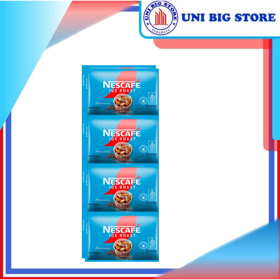 Nescafe Ice Roast Americano 2 gr x 10 sachets Instant Coffee | Shopee ...