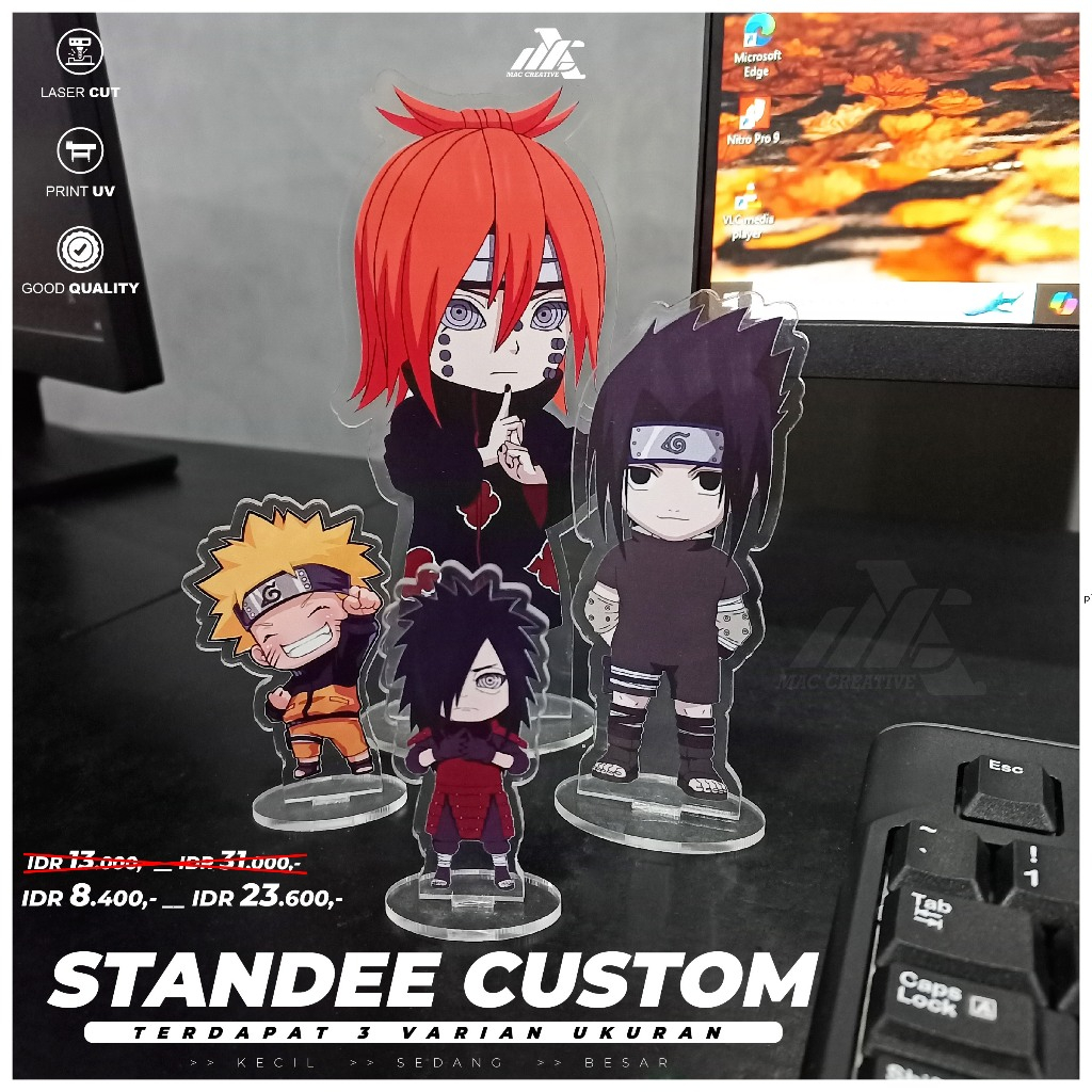 Custom ACRYLIC STANDEE Material - Large Medium MINI ACRYLIC STANDEE ...