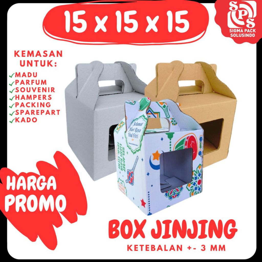 Box 15x15x15 Toples 500gr Contents 2 Jinjing Gable Box Jar Cookies ...