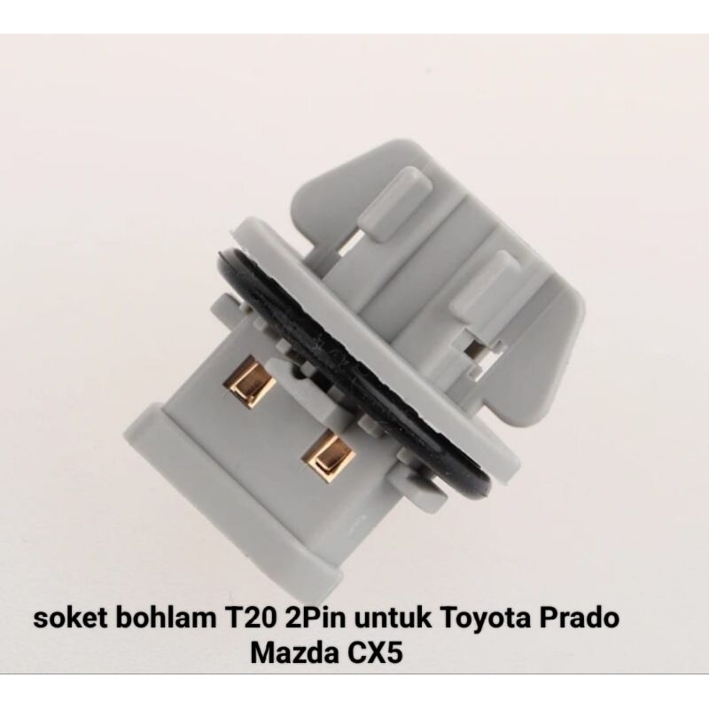 T20 2Pin bulb socket for original Toyota Prado Mazda CX5 | Shopee Malaysia