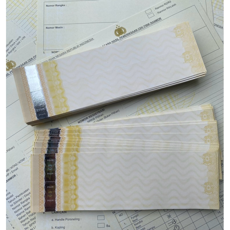 MESIN Official Frame Number and Engine Number Swipe Paper | Shopee Malaysia