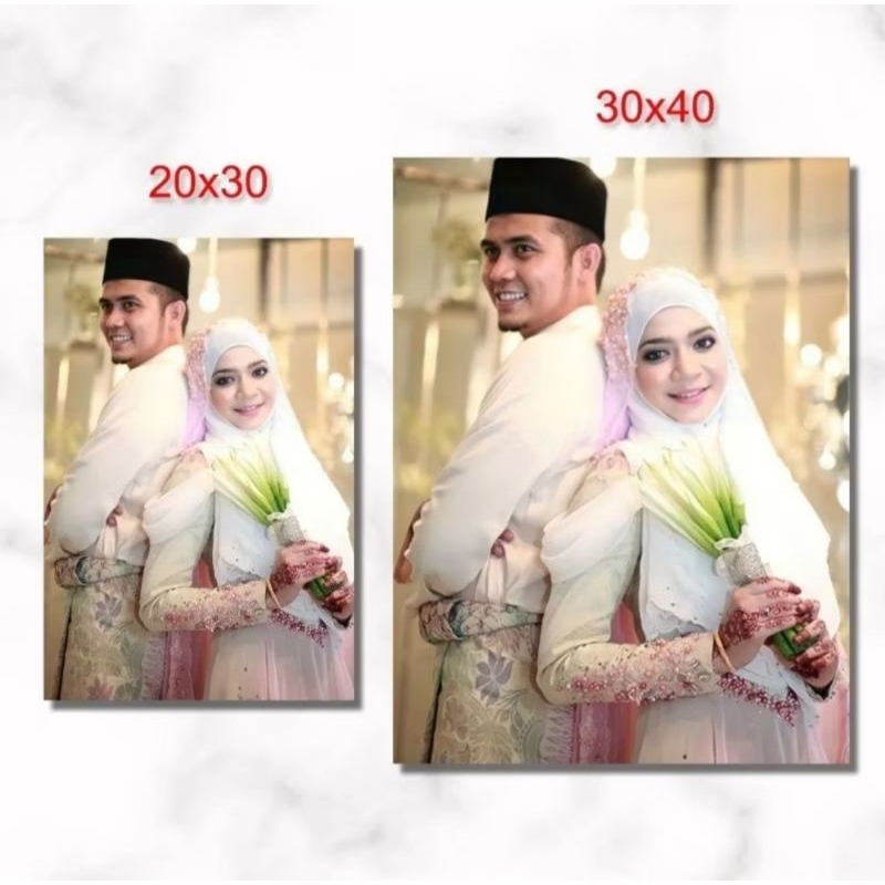 20r PHOTO PRINTING 30x40 PLUS MDF BOARD MEDIA FRAME | Shopee Malaysia