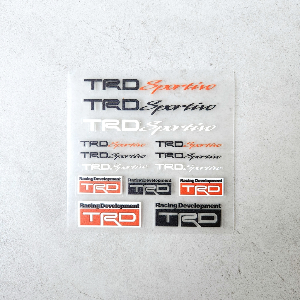 Toyota Racing Development TRD Car Sticker Sticker | Shopee Malaysia