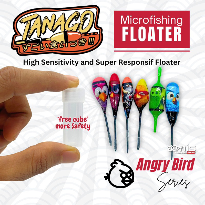 Tanago Micro Fishing Floater Buoy Angry Bird Fishing Kukumbul Kambangan ...