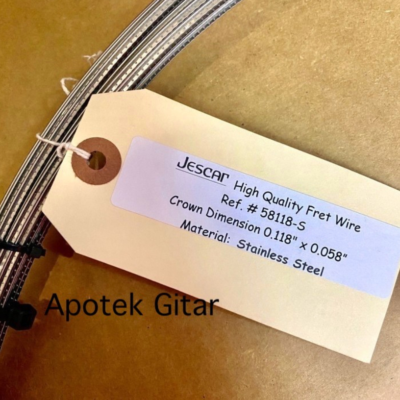 Jescar Fret Wire 58118 S Stainless Steel Super Jumbo | Shopee Malaysia