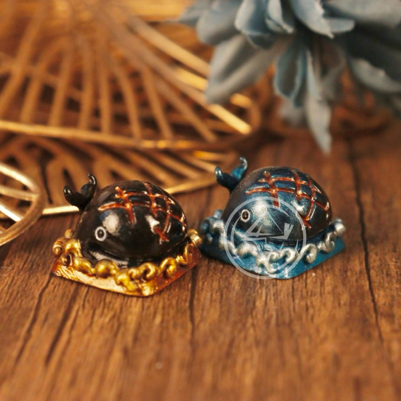 One piece laboon whale shark artisan keycap by JUNKIEE luffy ace anime ...
