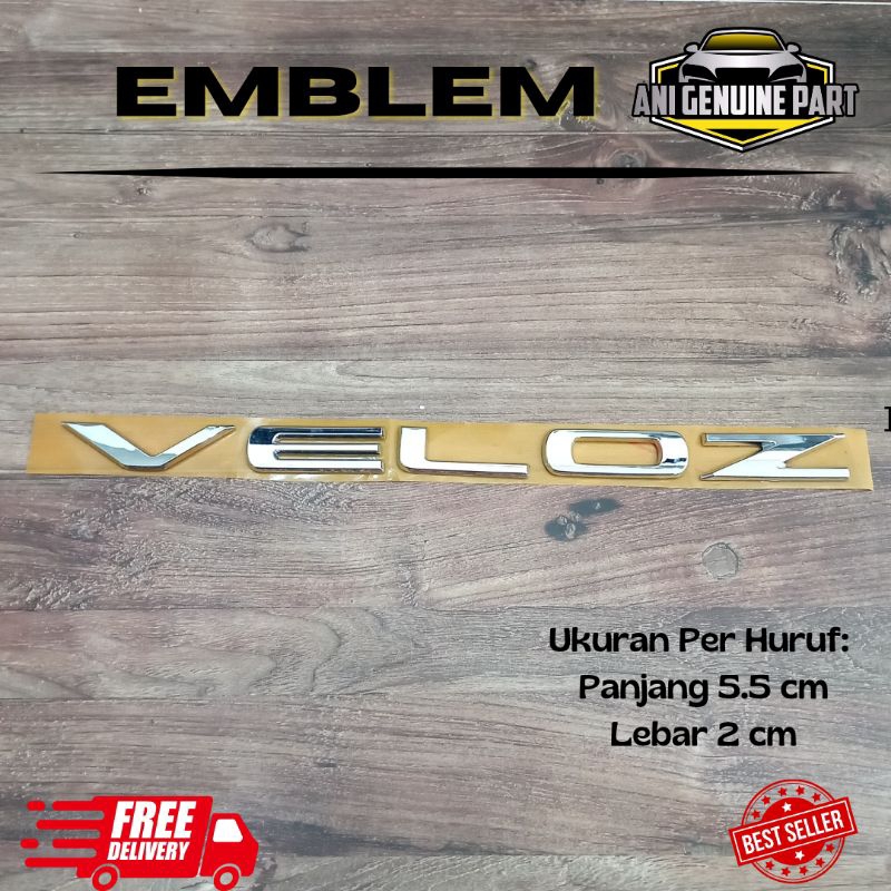 Veloz 2023 Original Writing Luggage Emblem Logo | Shopee Malaysia