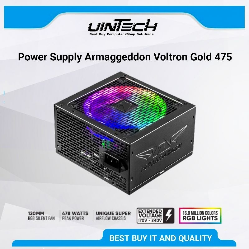 Armaggeddon Voltron Gold 475Watt Power Supply | Shopee Malaysia