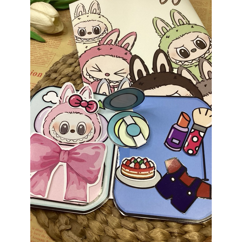 Blind bag labubu viral paperdoll | Shopee Malaysia