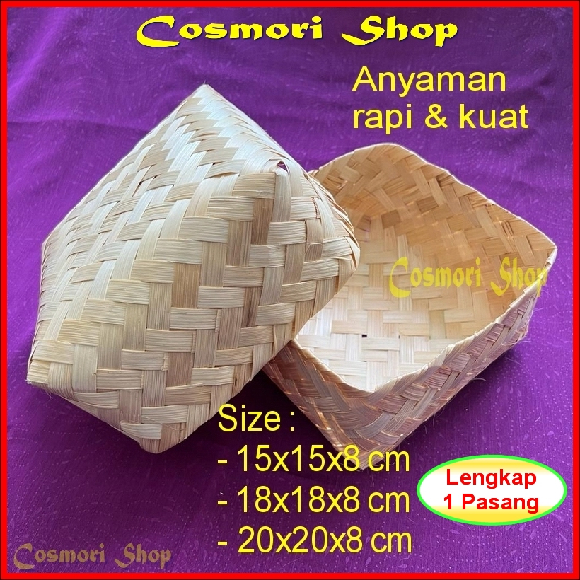 Woven Bamboo Besek Celebration 10 12 15 18 20 Blessings for Rice ...