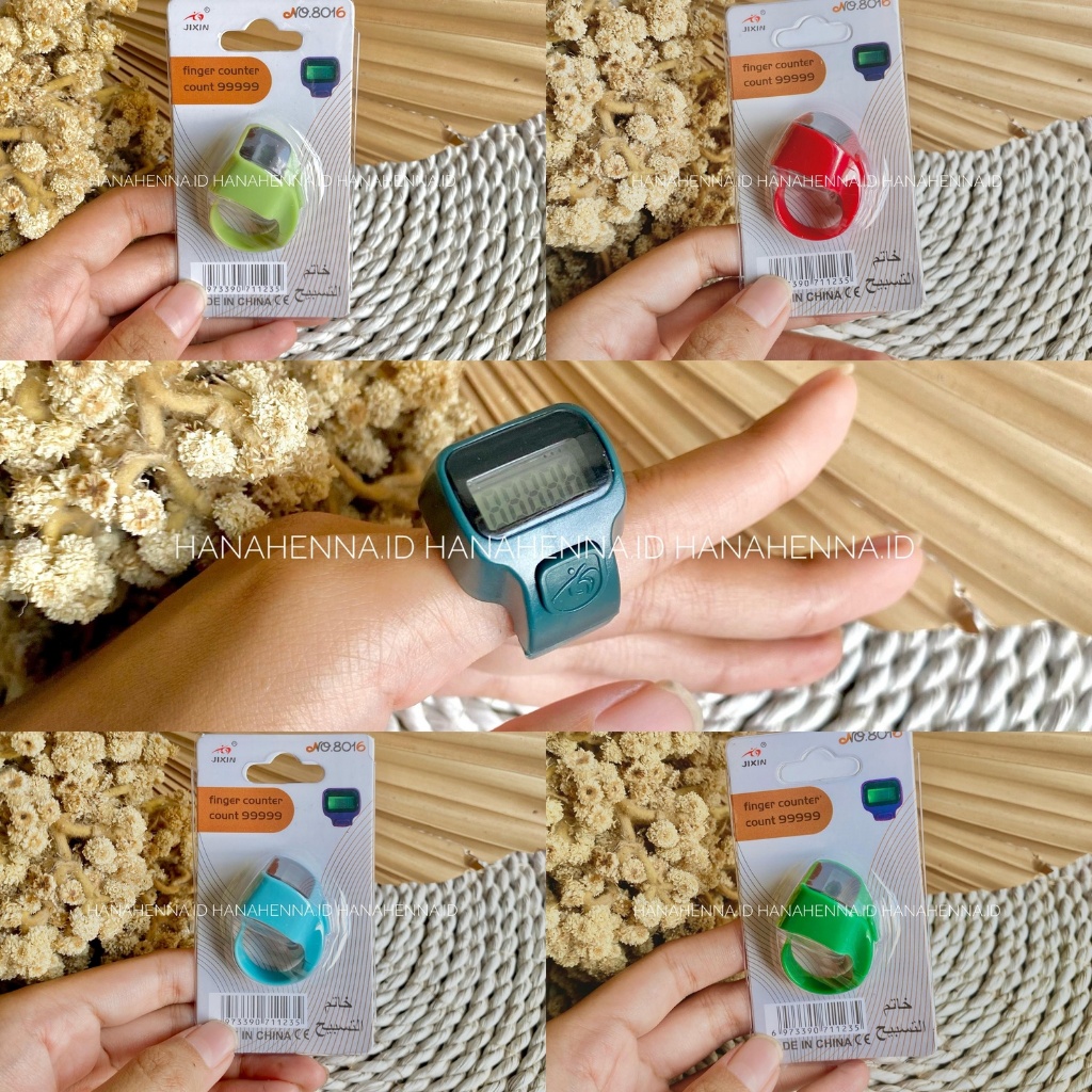 Viral Mini Led Digital Tasbih / Paper packaging / NON BOX / Dhikr Ring ...