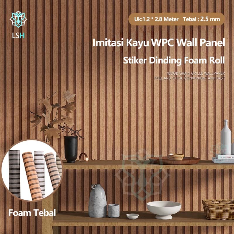KAYU Wall Wallpaper ELEGANT Motif WOODEN Panel / Imitation Wood Wpc ...