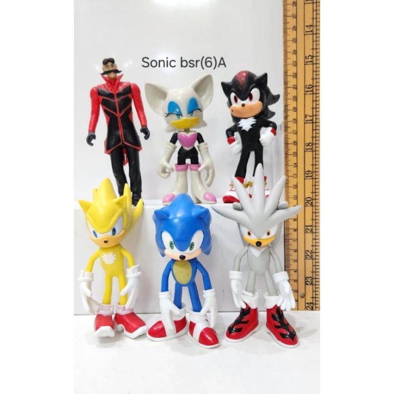 Sonic figure set 6 Big | Shopee Malaysia
