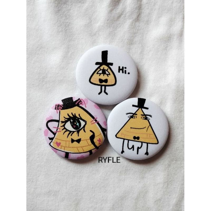 Gravity FALLS Bill cipher pins fanmerch | Shopee Malaysia