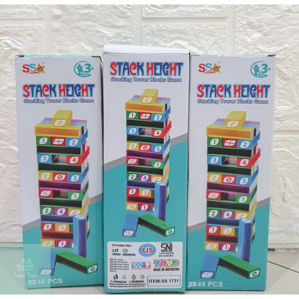 Stacko Building Blocks Board Game Family Game | Shopee Malaysia