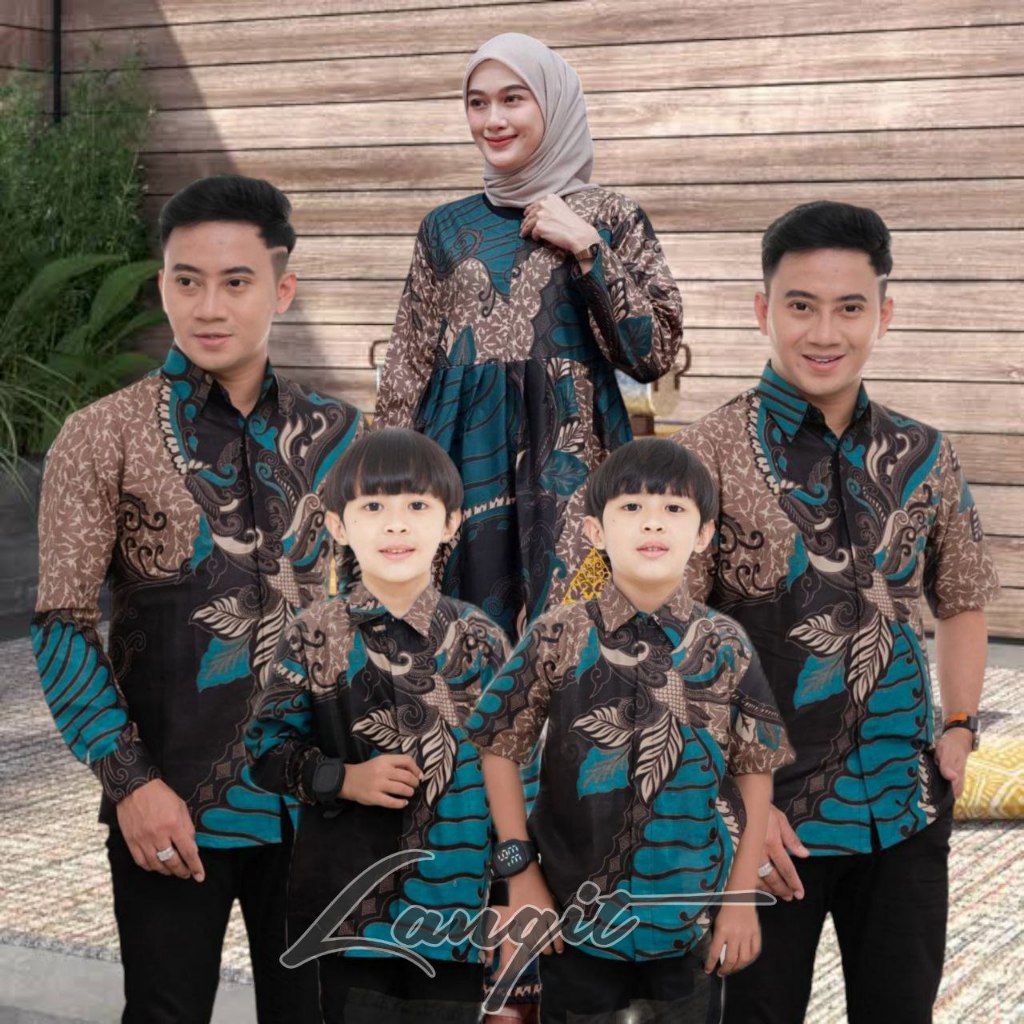Family COUPLE BATIK CLOTHES//FATHER MOTHER AND SON COUPLE||Batik COUPLE ...