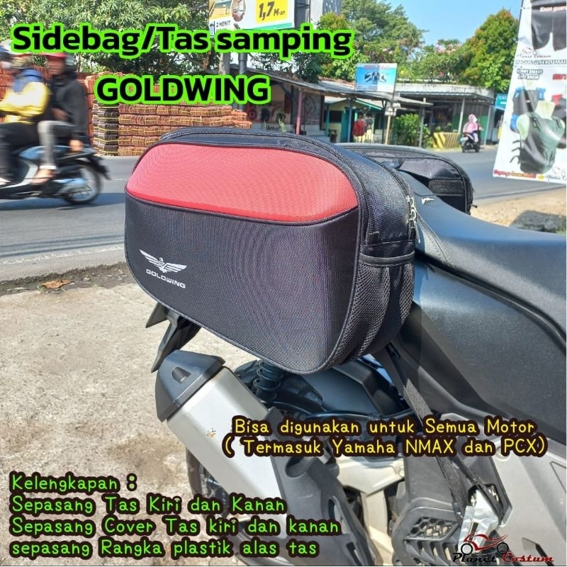 PCSB3 GOLDWING MOTORCYCLE BAG SIDEBAG SIDE LUGGAGE SIDE BAG TOURING ...