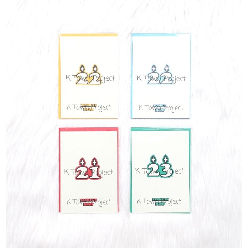 Txt BIRTHDAY HBD PARTY MERCH YEONJUN TAEHYUN SOOBIN BEOMGYU FOLDING ...