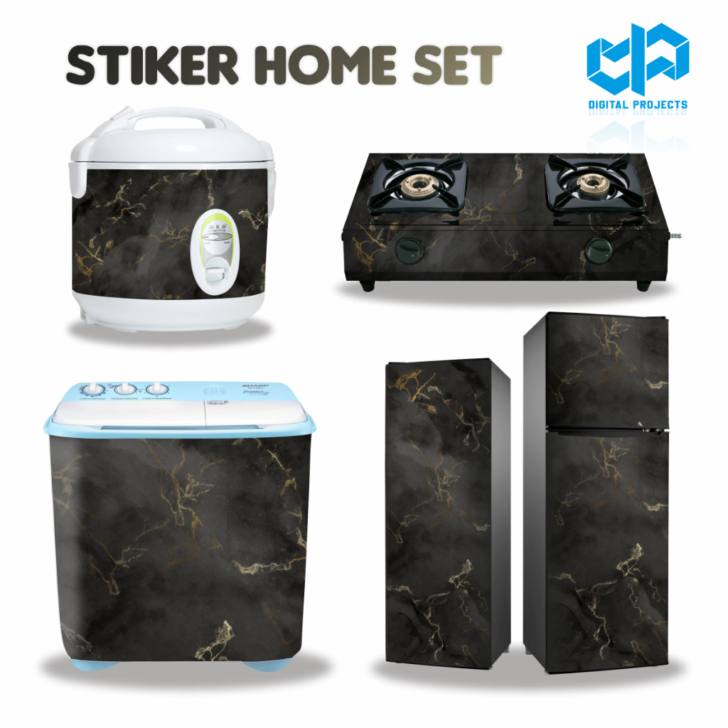 MESIN Fridge Sticker, Stove Sticker, Washing Machine Sticker, Rice ...