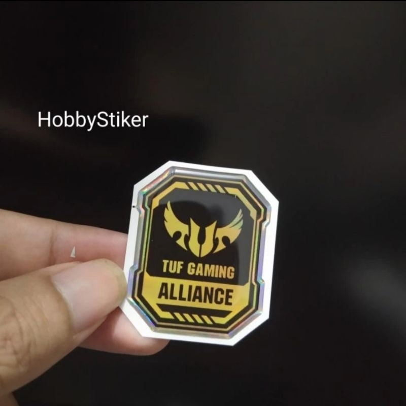 TUF Gaming tuft embossed emblem sticker for pc laptop | Shopee Malaysia