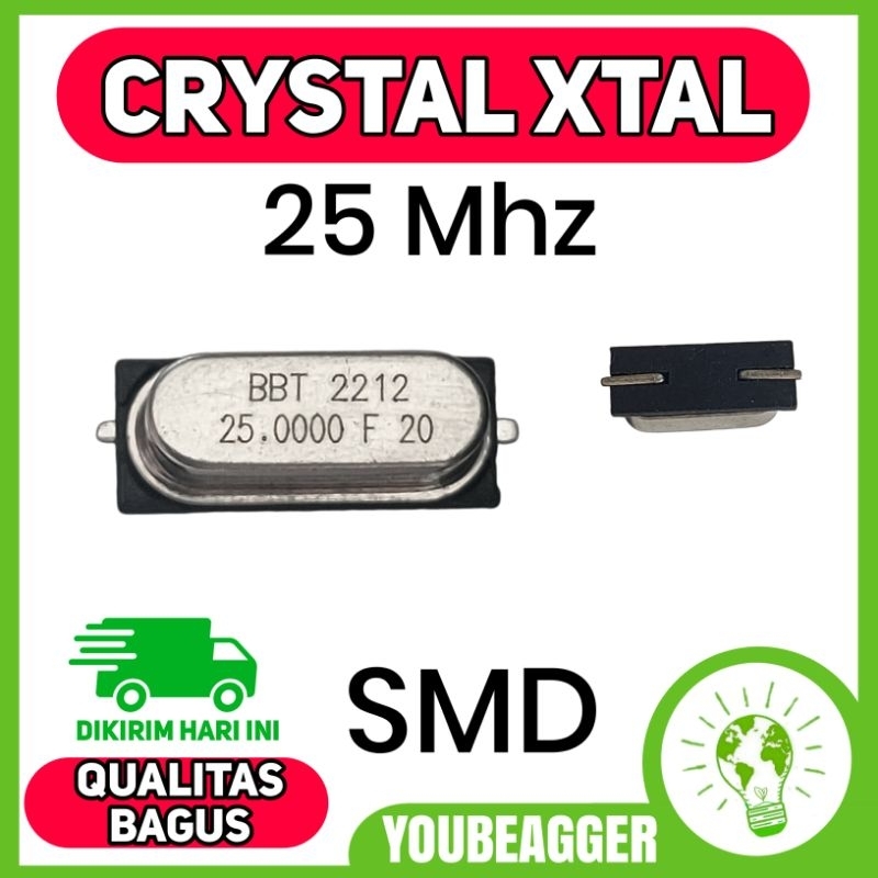 Crystal Xtal 25 Mhz crystal 25,000 | Shopee Malaysia