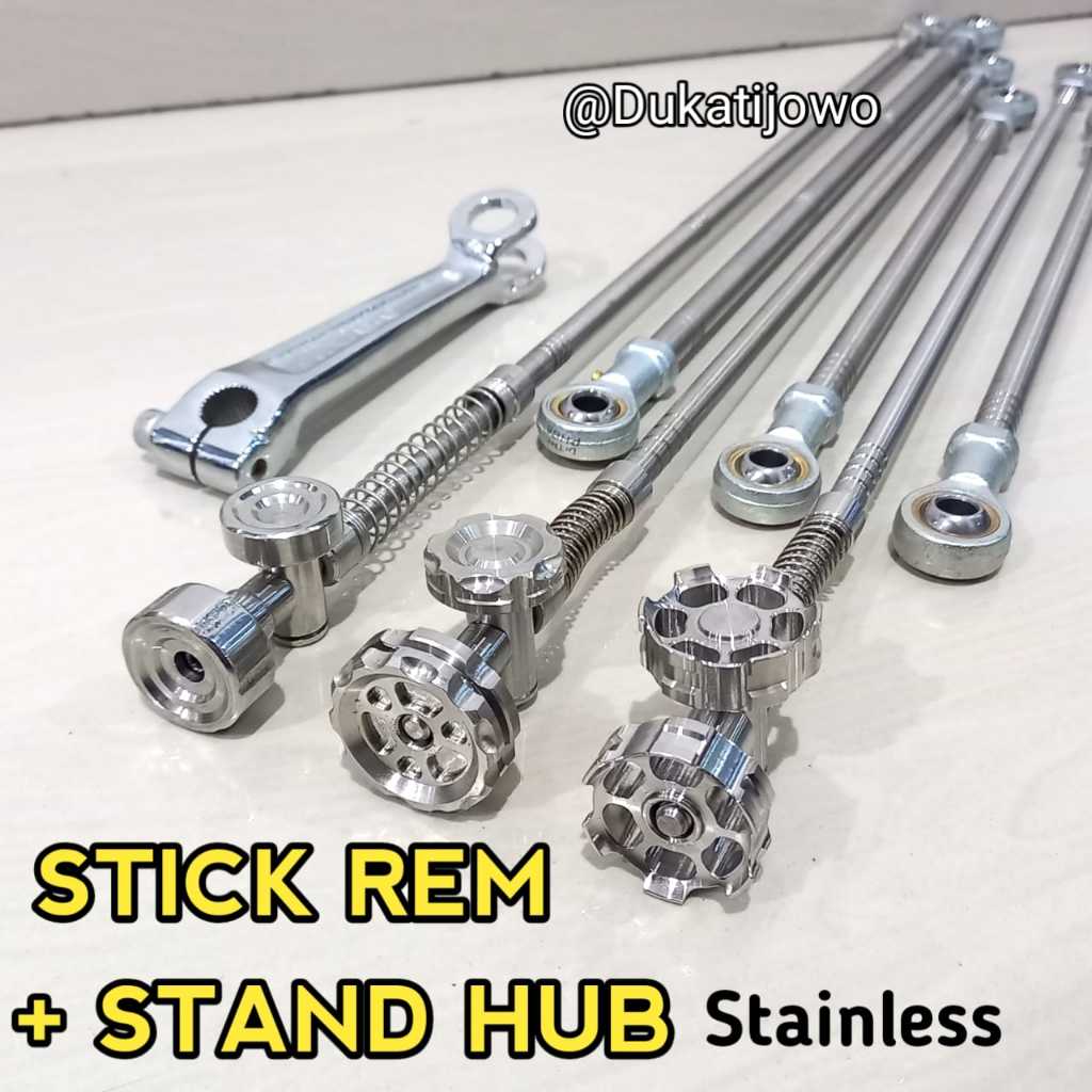 Brake Stick Set Standhub Rear Stainless PNP CB GL MP Tiger | Shopee ...