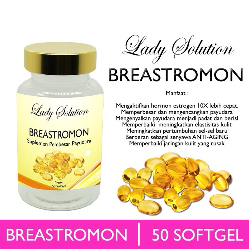 Original BREASTROMON ORIGINAL 100% ORIGINAL HERBAL Permanent Breast ...