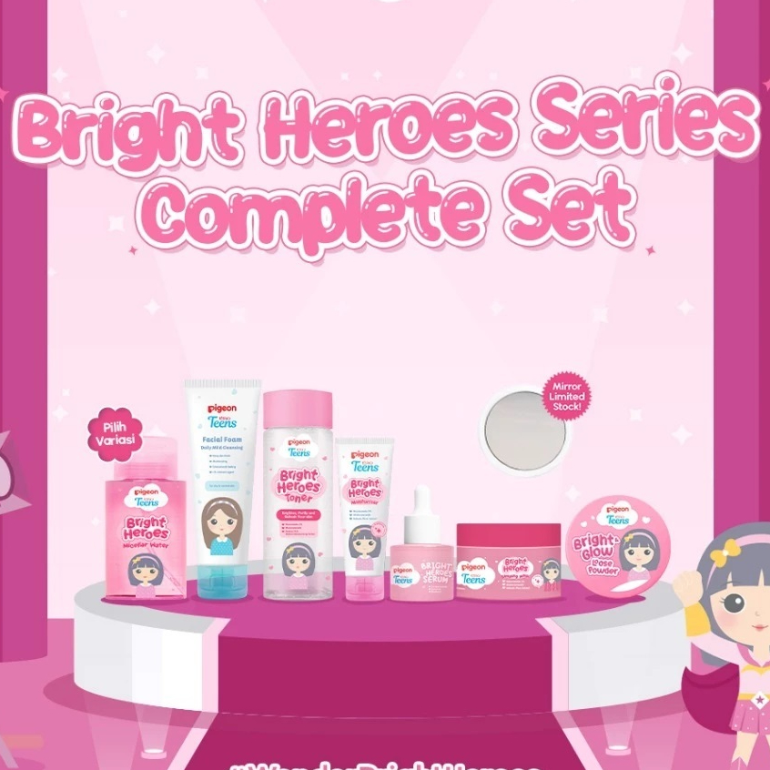 Pigeon Bright Heroes Series || Teenage Skincare PACKAGE || Skincare ...