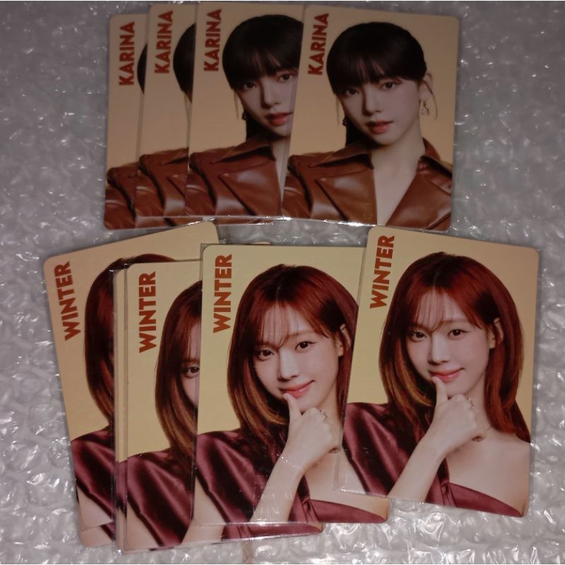 [OFFICIAL][INTER Fans] AESPA Vegetable NEXTAR PHOTOCARD | Shopee Malaysia