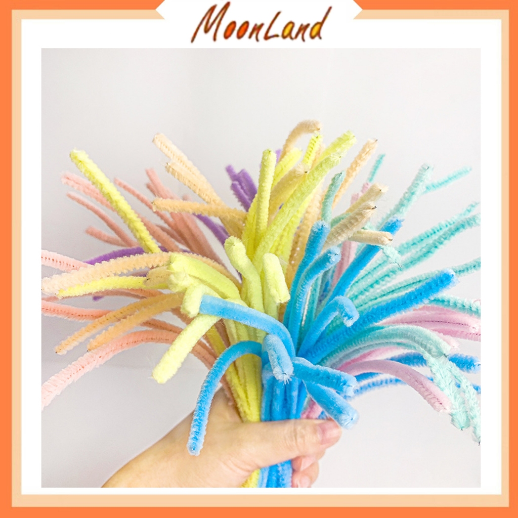 Mercy Feather Wire Pastel Color Pipe Cleaner Craft Diy Hand Bouquet ...