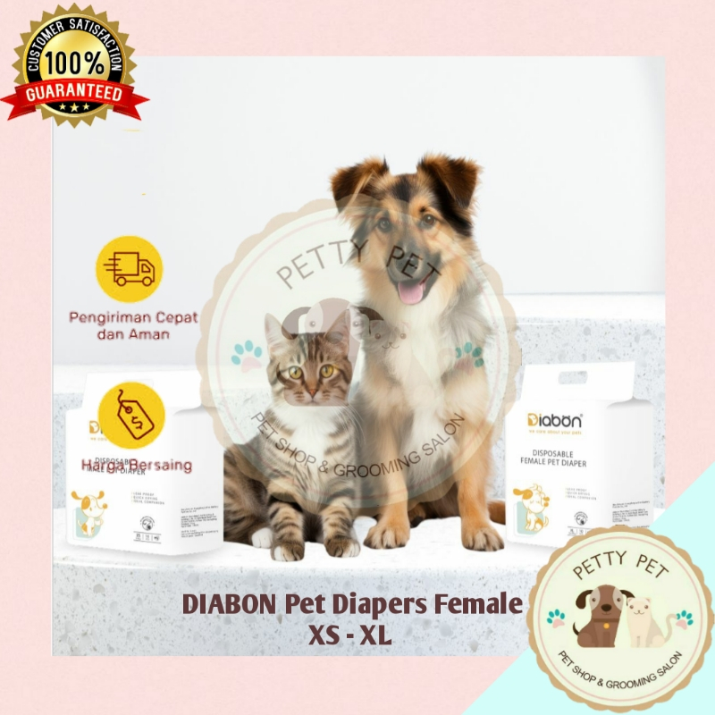 Diabon Female Pet Diapers Dog Diapers Pempers Female Mens Dog Diapers ...