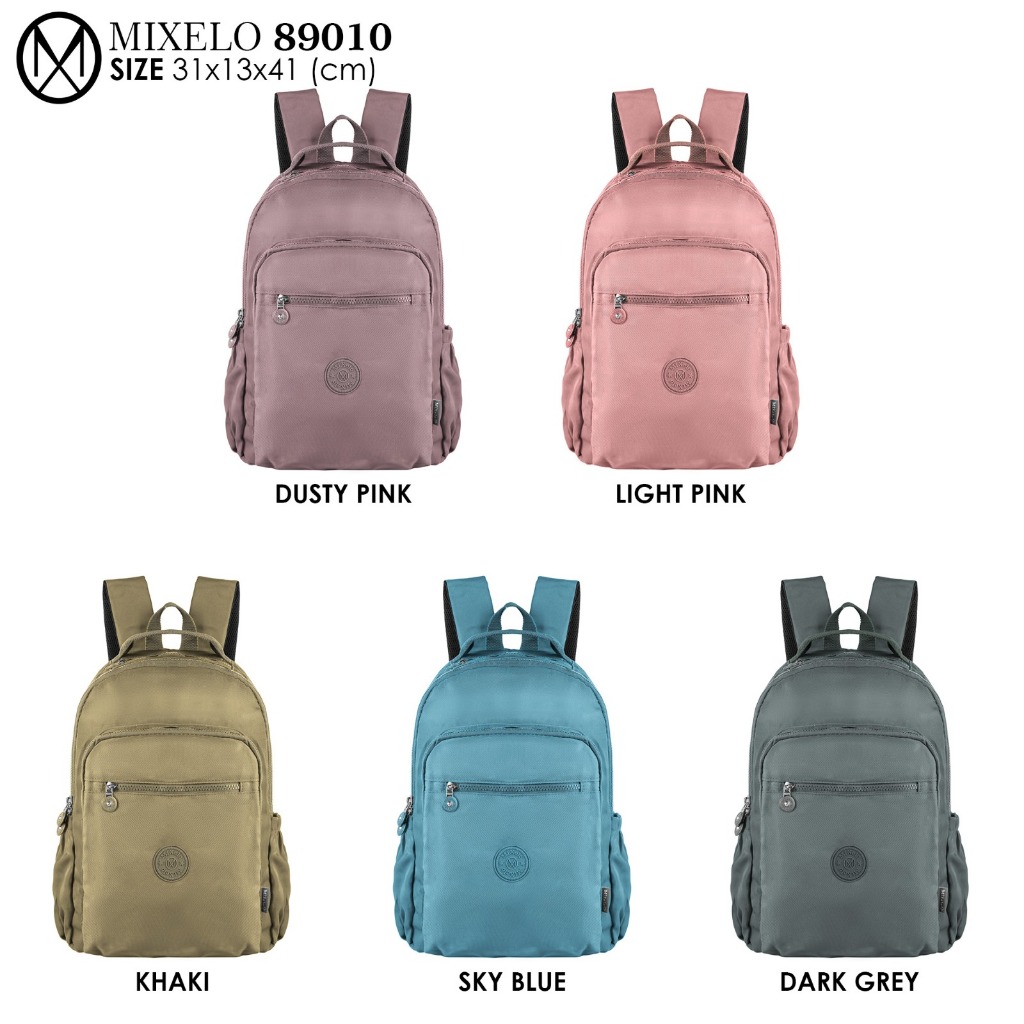 Mixelo Backpack 14 inch Laptop Backpack Nylon Material MX89010 | Shopee ...