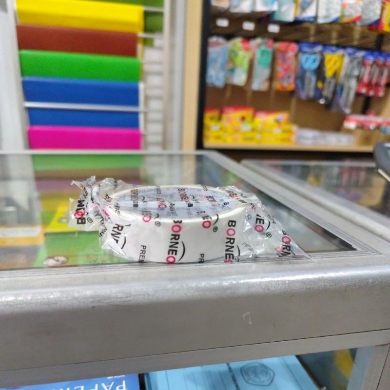 Double tape 24mm borneo brand 1pcs | Shopee Malaysia