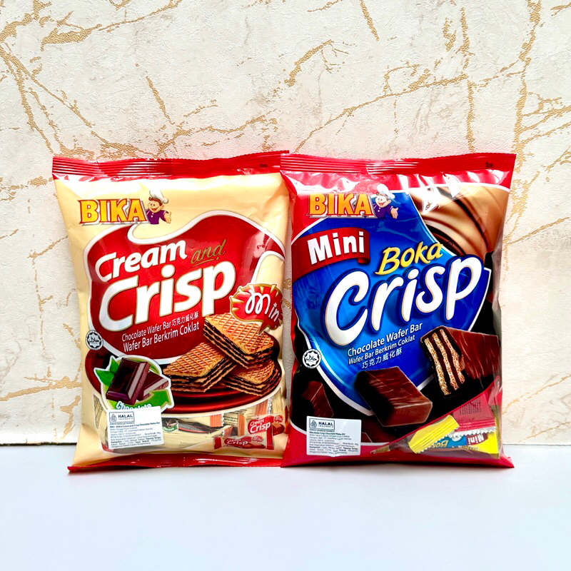 Bika Mini Boka Cream Crisp Wafer Chocolate Malaysia | Shopee Malaysia
