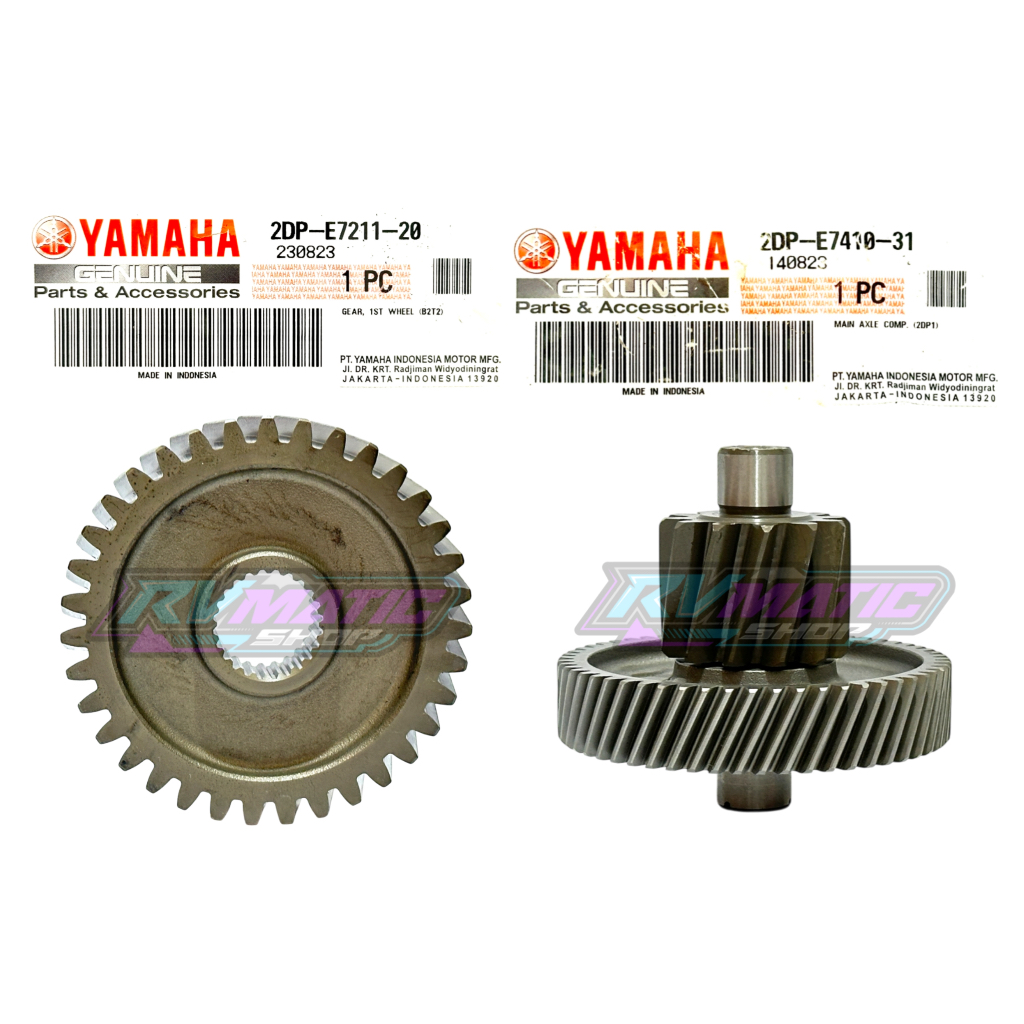 Gear RATIO AXLE GEARBOX NMAX OLD NMAX NEW NMAX LEXI 155 ORIGINAL YAMAHA ...