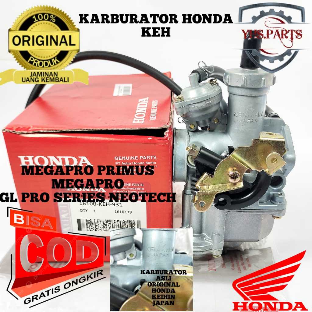 Original ORIGINAL CARBURETOR HONDA AHM KEH MEGAPRO PRIMUS GL PRO NEOTECH CARBURATOR CARBU MEGA ...