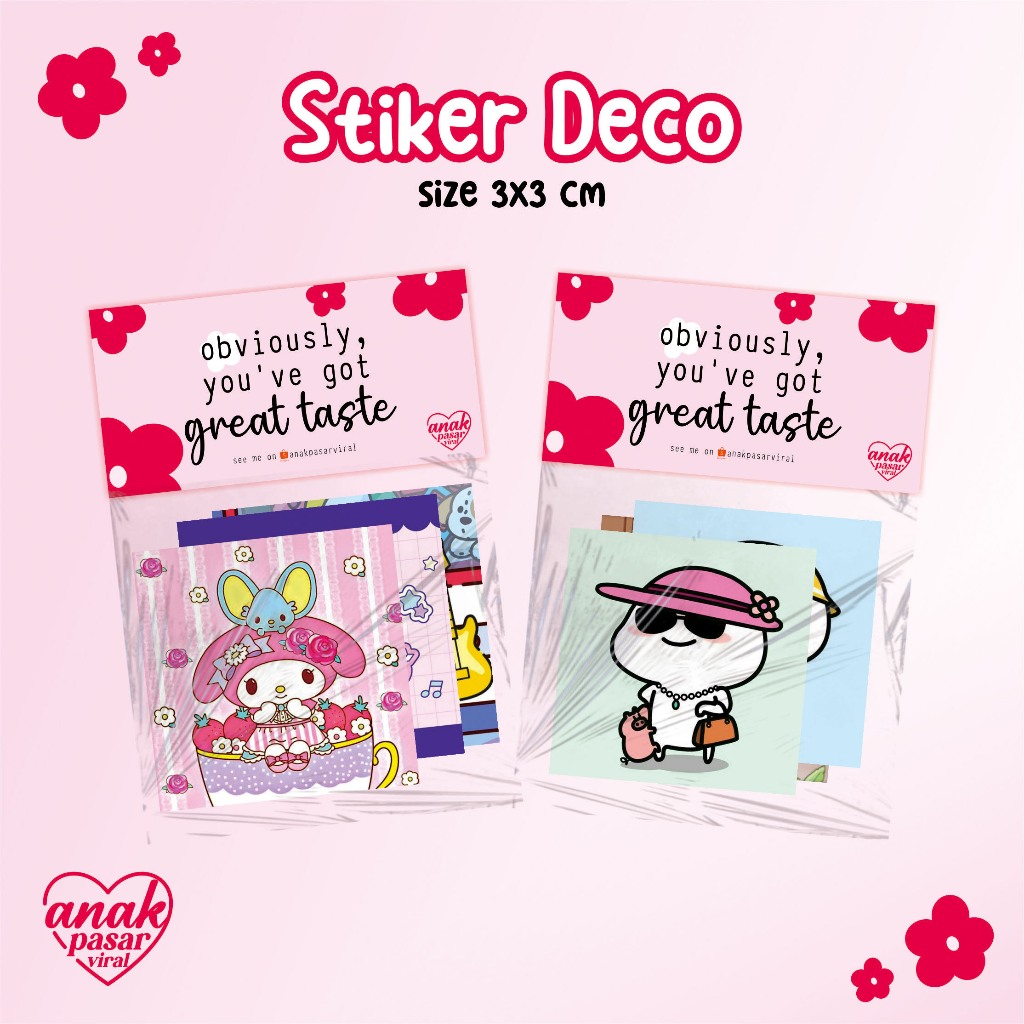 Deco FREEBIES STICKER SANRIO GHIBLI STARMOLLY MINI STICKER | Shopee ...