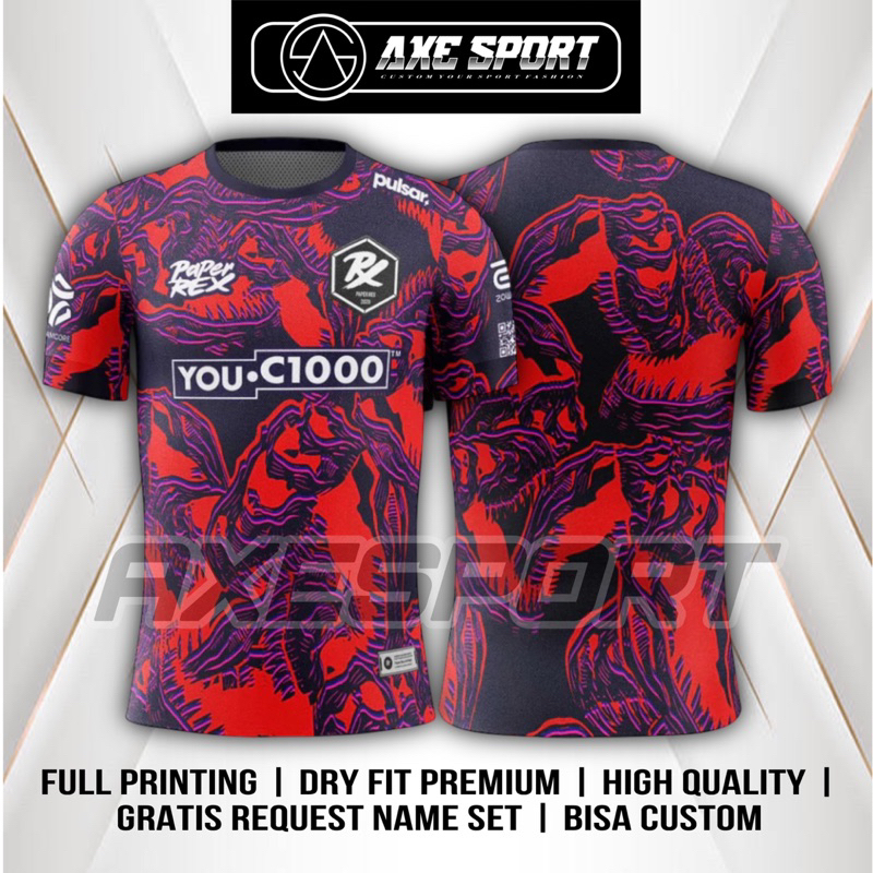 Latest 2024 PRX PAPER REX Esport T-Shirt Full Printing Free Request ...
