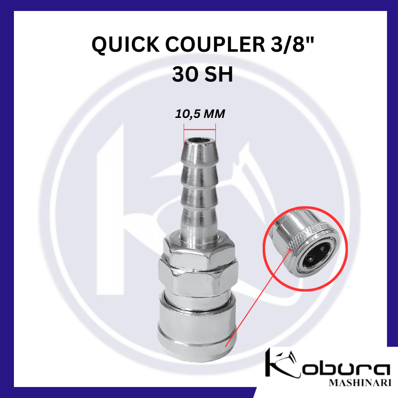 Quick Coupler 30 SH Coupler Connector 3/8" Inch Hose Compressor Hose ...