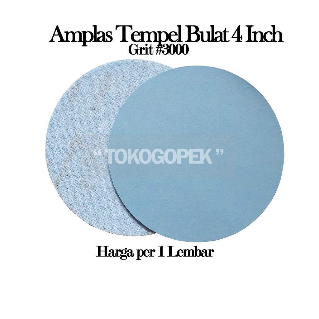 Sandpaper STICK 4" INCH ROUND GRIT 3000 - 1PC | Shopee Malaysia