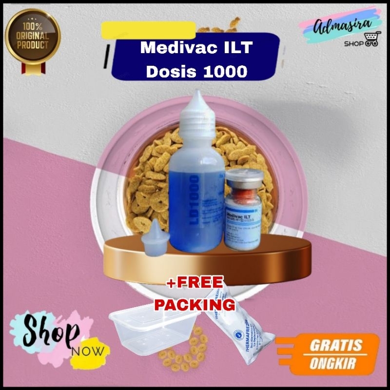 Medivac ILT Vaccine Dose 500 and 1000 Medion Chickens Prevents ILT ...