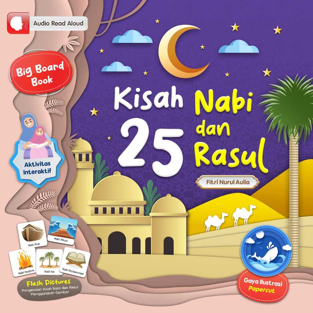 NABI Children's Book - Big Boardbook Stories of 25 Prophets and ...