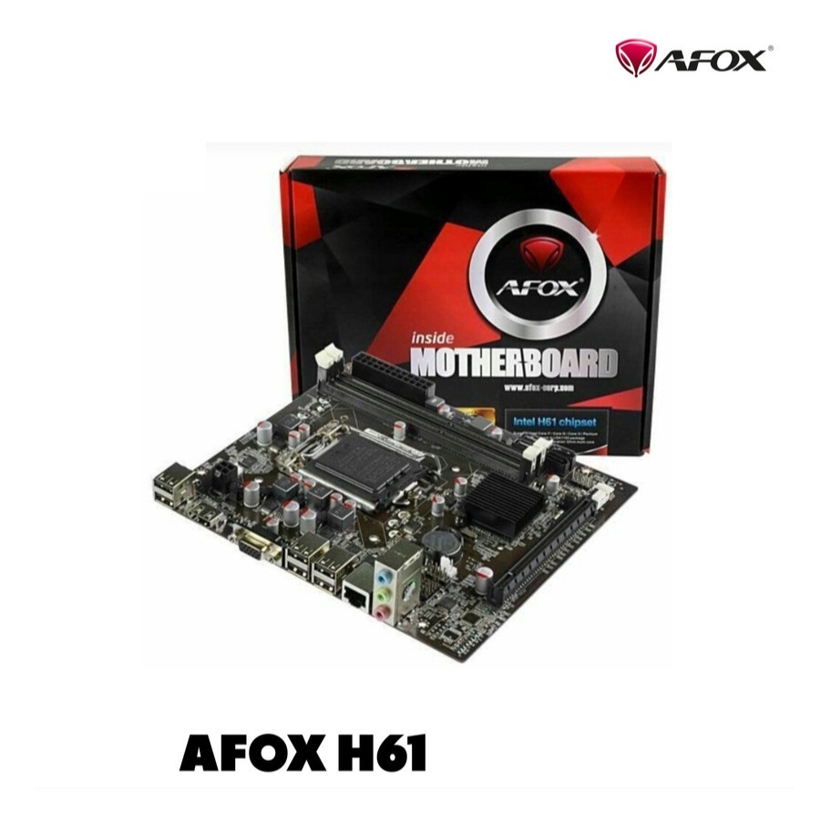 Afox Motherboard intel H61 Original LGA 1155 chipset | Shopee Malaysia