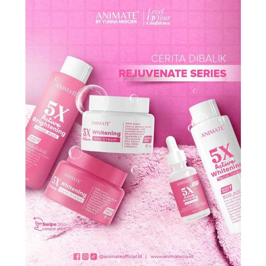 Original ANANTA PACKAGE ANIMATE Whitening Series 5in1/Glowing Barrier Series 5in1/ Acne solution ...