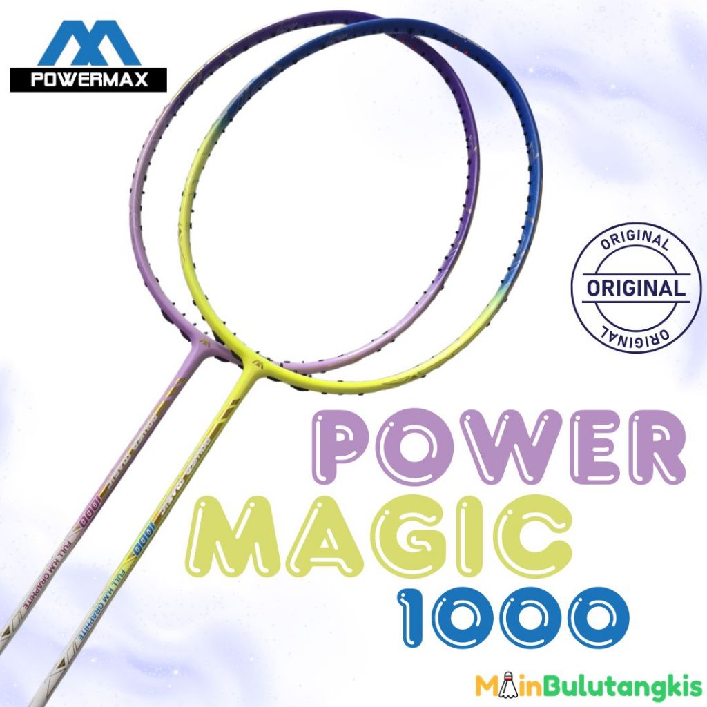 Original Powermax Power Magic 1000 Badminton Racket | Shopee Malaysia