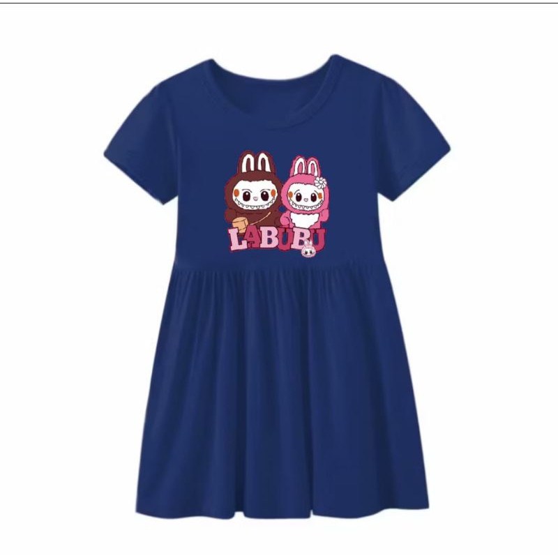 CHILDREN'S DREES WRINKLED LABUBU TWINS AGE 2-10 YEARS// CHILDREN'S ...