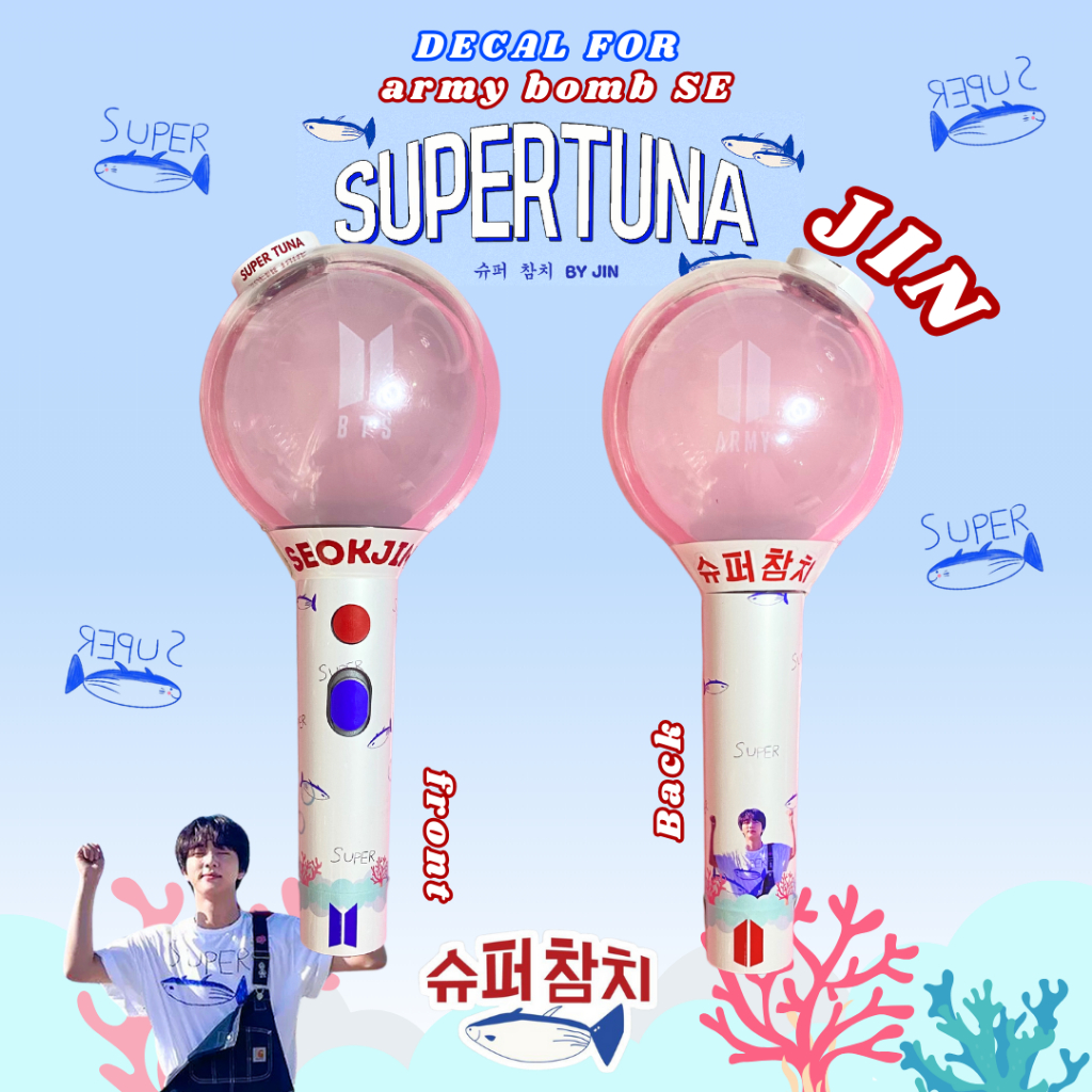 Skin Sticker Decal Army Bomb SE BTS Super Tuna Seokjin Version | Just ...