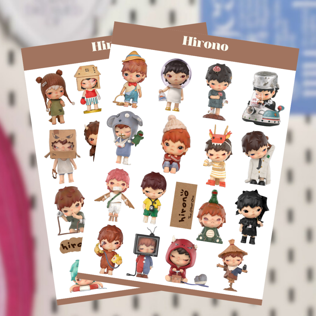 HIRONO JAPAN DECO STICKER SHEET DECO STICKER VINTAGE RETRO AESTHETIC ...