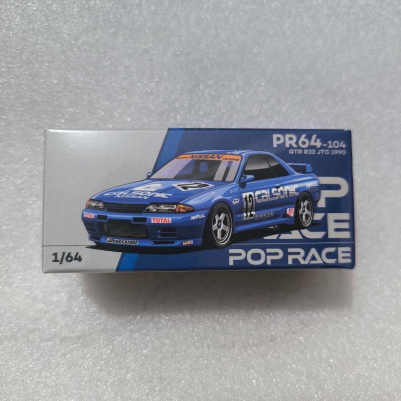 POP RACE NISSAN SKYLINE GTR R32 CALSONIC 12 1990 JAPAN TOURINGCAR ...